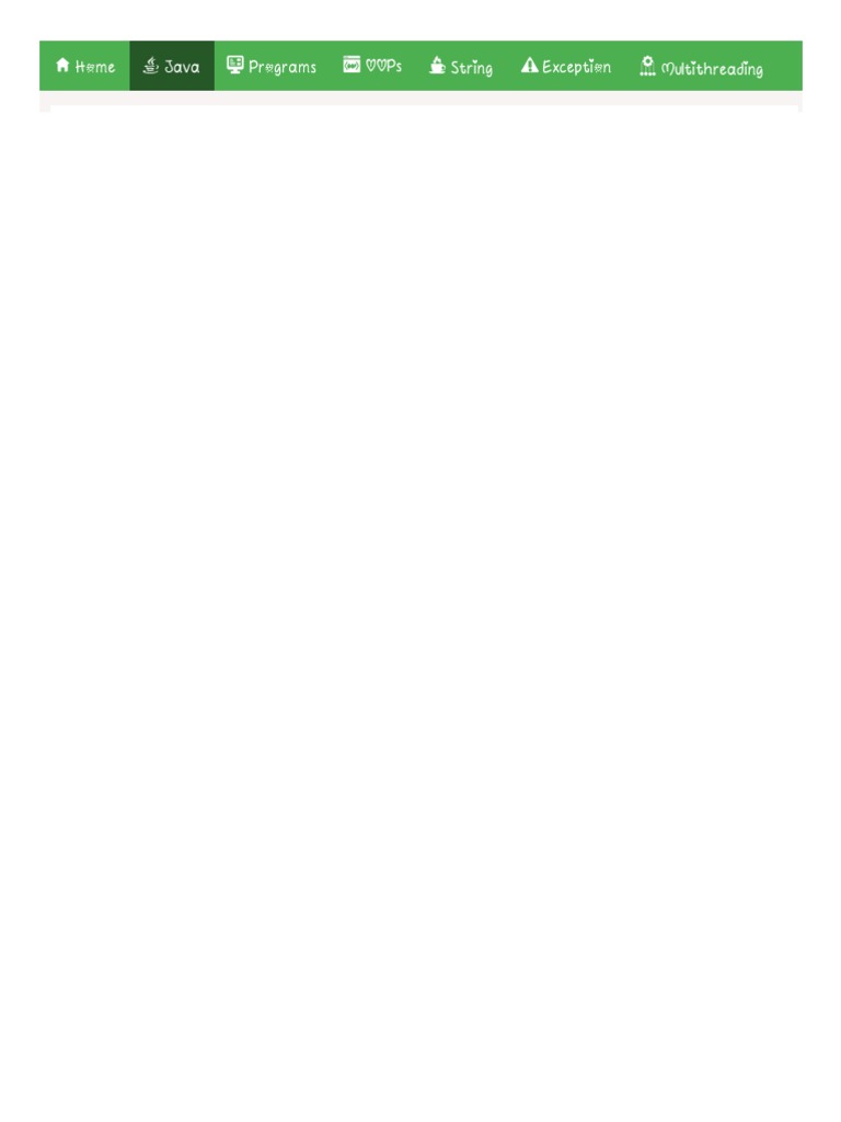 Home Java Programs Oops String Exception Multithreading Pdf Programming Constructor