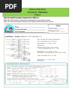 Math10 - q1 - Mod9 Proving The Remainder and Factor Theorems v1.5 | PDF ...