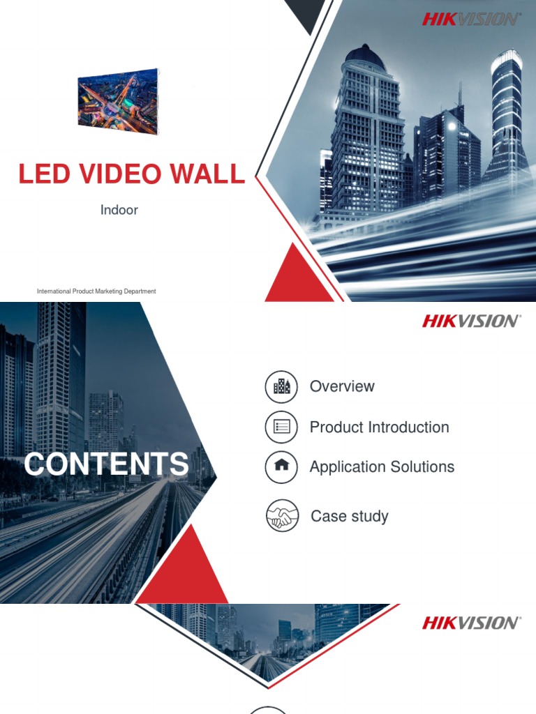 HIKVISION LED Wall 20190123 | PDF | Display Resolution | Video