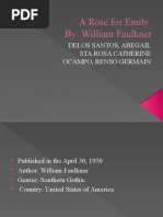 A Rose For Emily - by William Faulkner (1930) | PDF
