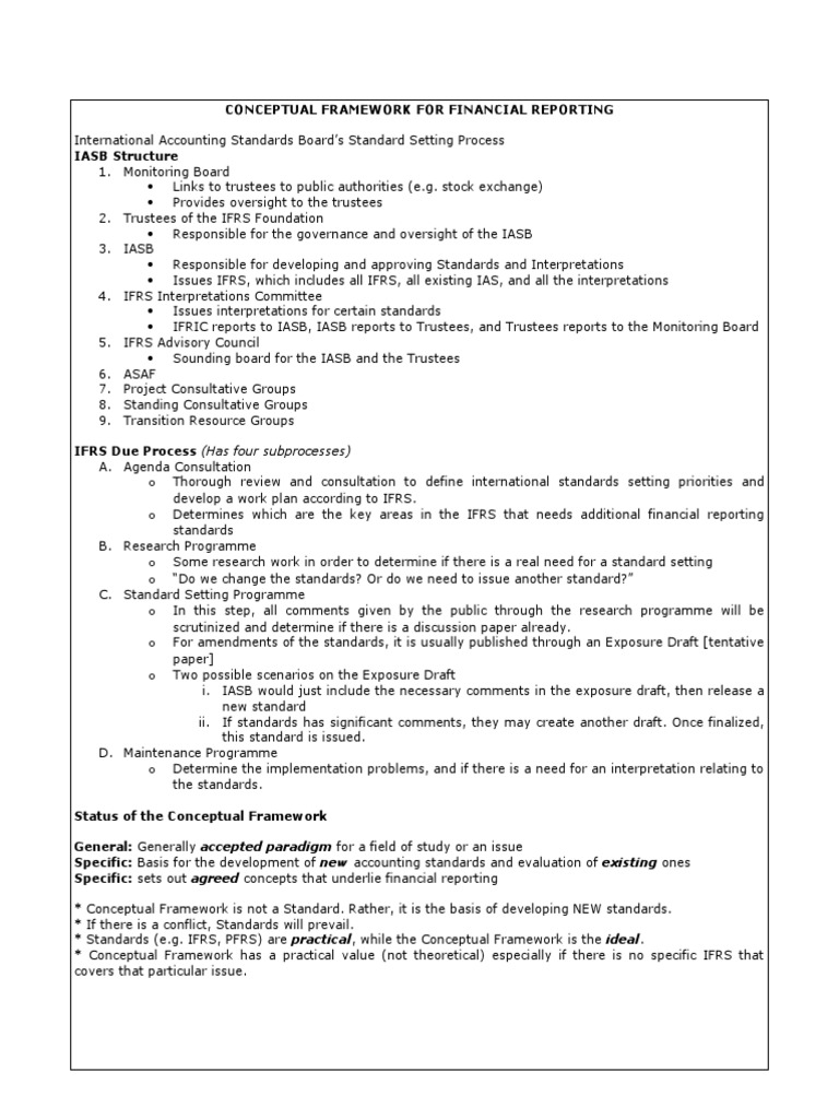 Ifr Notes | PDF | Income Statement | International Financial Reporting ...