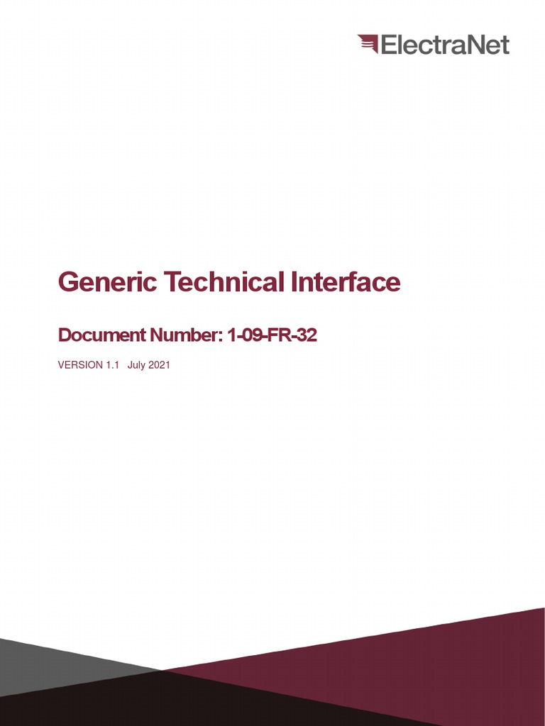 Generic Technical Interface: Document Number: 1-09-FR-32 | PDF | Scada ...