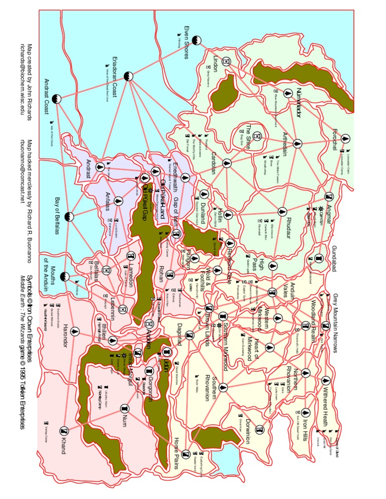 Minion Map | PDF | Middle Earth | The Lord Of The Rings