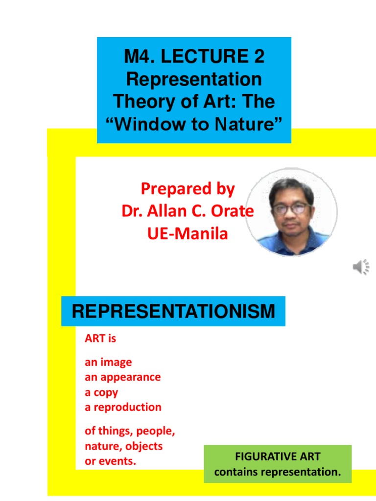M4. Lecture 2 Representation Theory of Art: The "Window To Nature ...