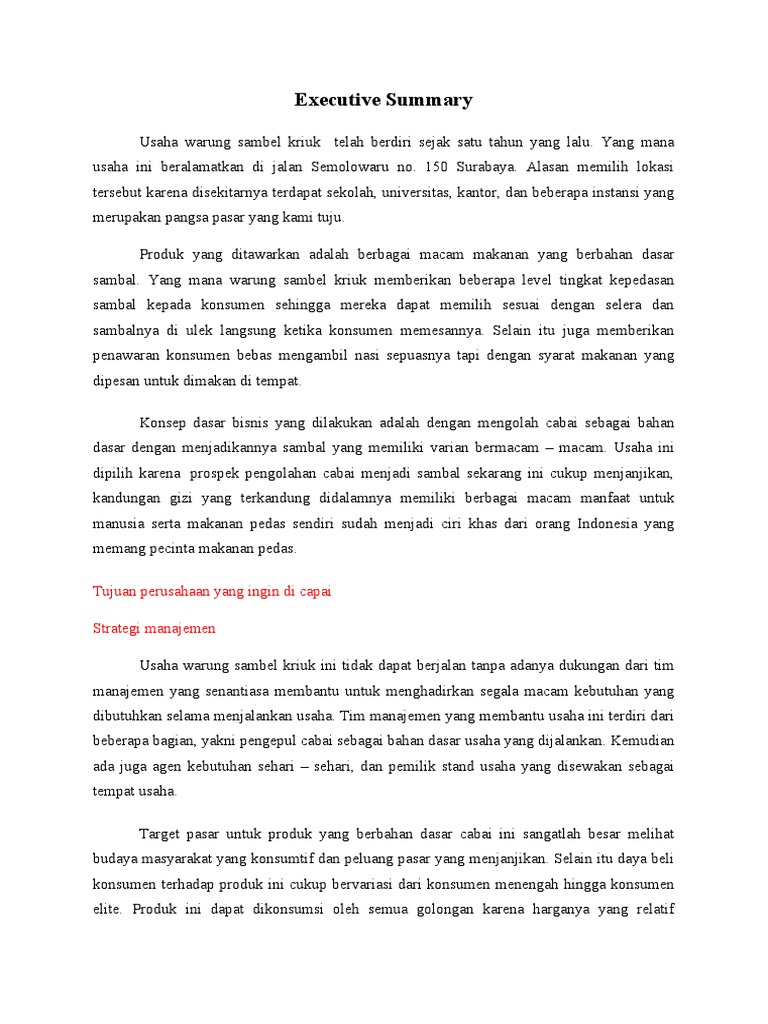 Executive Summary | PDF