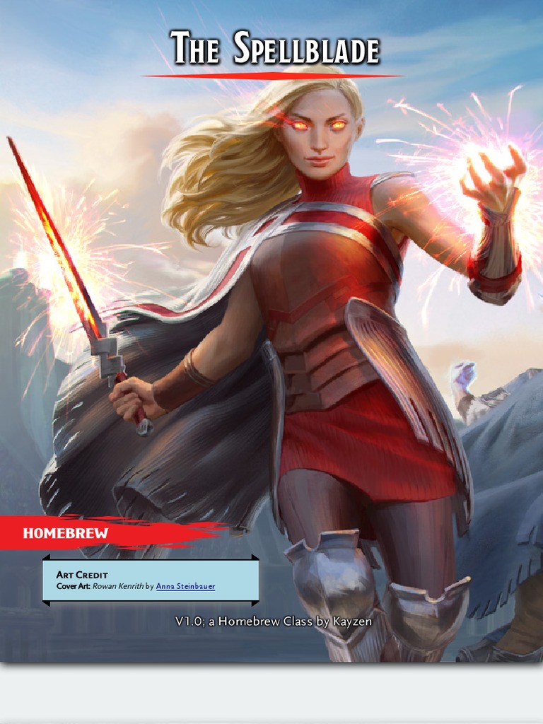 Spellblade - GM Binder | PDF | Role Playing Games | D20 System