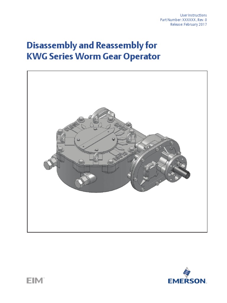 Eim Emerson KB WG Series Iom Us en Us 187932 | PDF | Valve | Bearing ...
