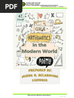 Mathematics in The Modern World | PDF | Set (Mathematics) | Function ...