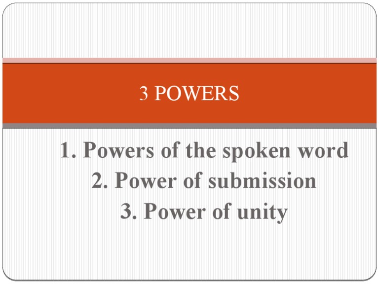 Embracing the Three Powers | PDF