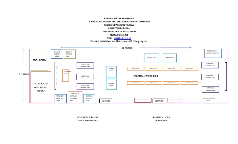 Layout and Facilities of the Electrical Installation and Maintenance NC ...