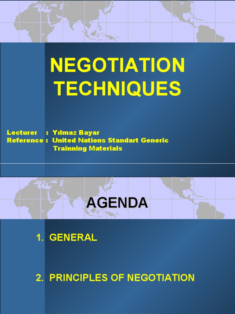 Negotiation Techniques: A Comprehensive Guide to Effective ...