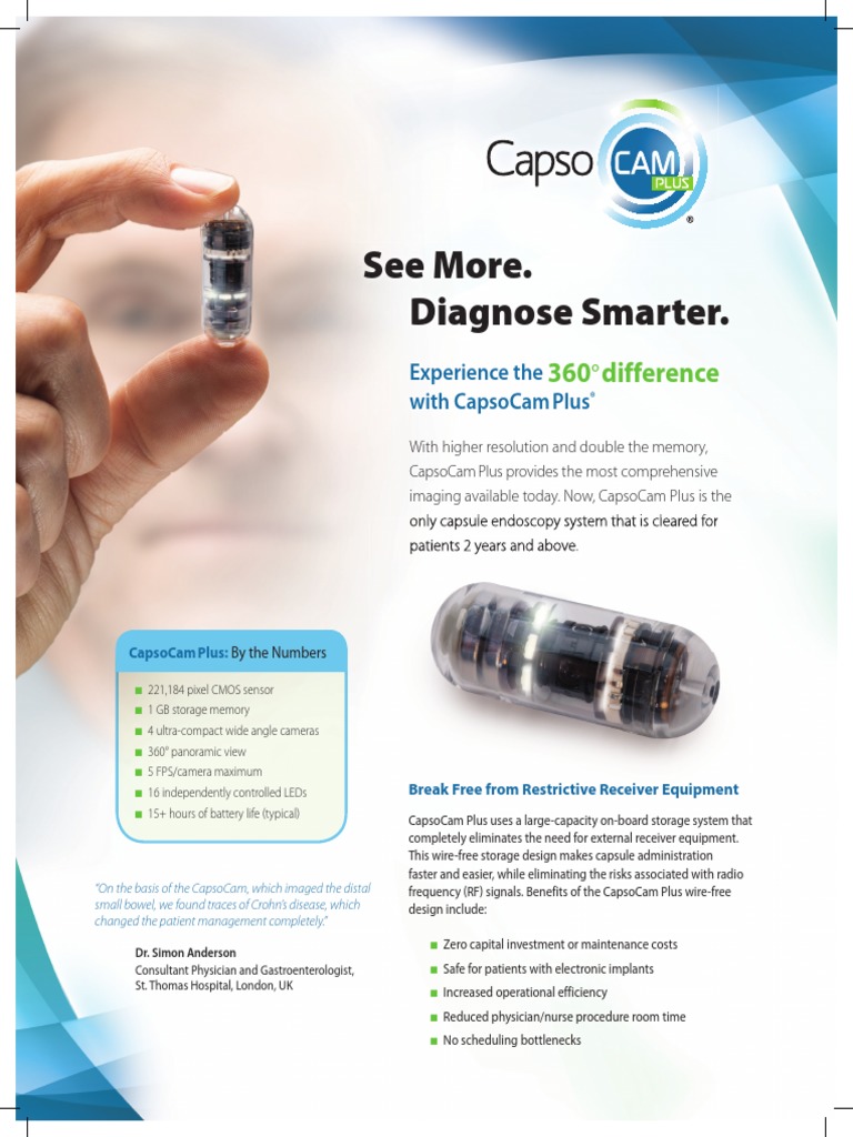 ADV-2553C See More-Diagnose Smarter CapsoCam Plus Leaflet OUS | PDF ...