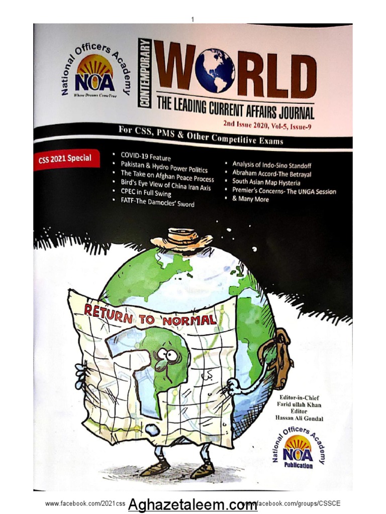 NOA Current Affairs Journal | PDF