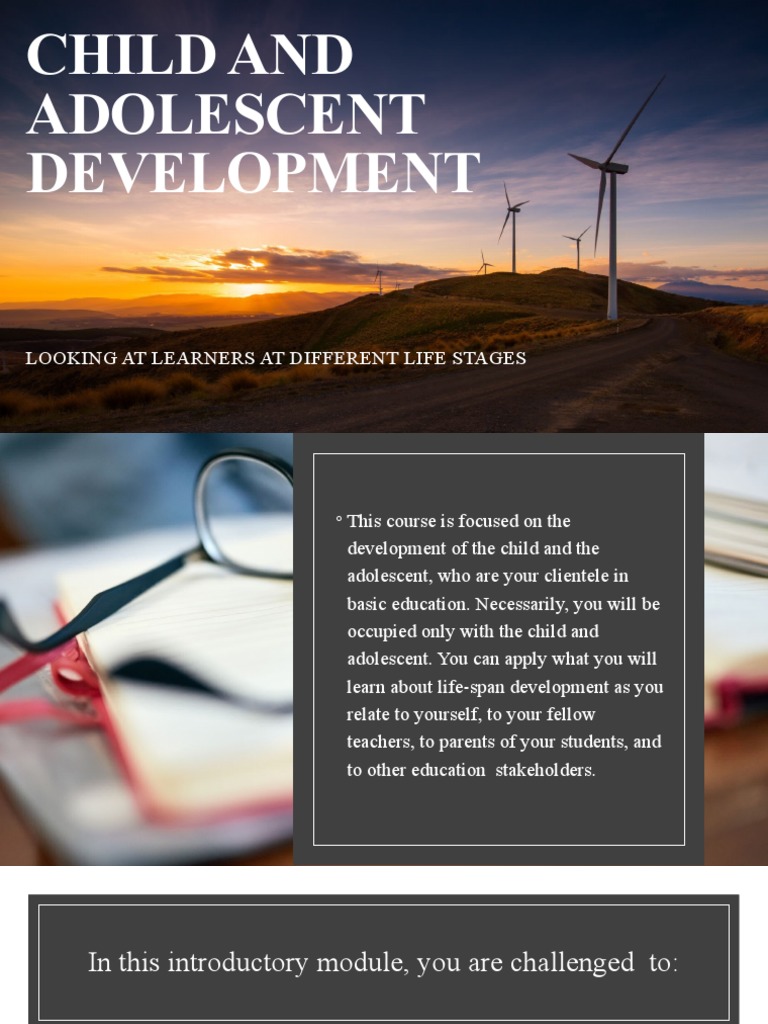 Child and Adolescent Development PPTX 1 | PDF | Developmental ...