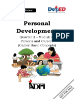 Personal Development 2nd Quarter Module 1 | PDF | Love | Friendship