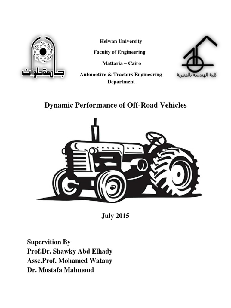 Dynamic Performance of Off-Road Vehicles | Download Free PDF | Tractor ...