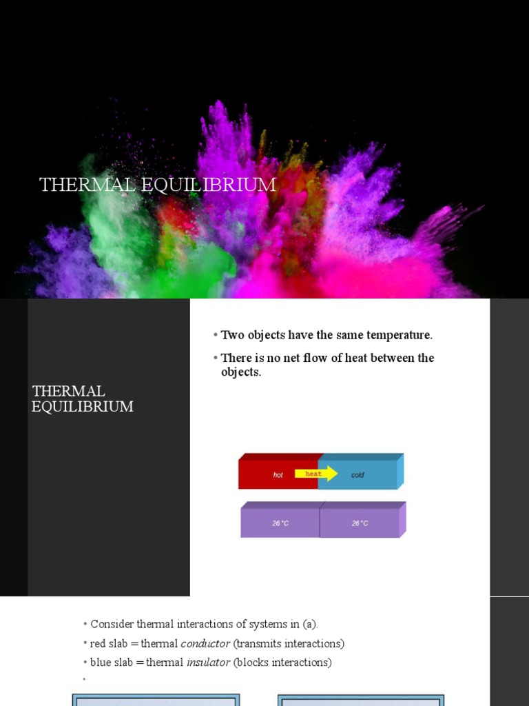 Thermal Equilibrium | PDF