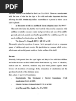 Sample Trial Brief | PDF | Child Custody | Fourteenth Amendment To The ...