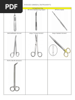 Major Basic Set (Operating Room Instruments) | PDF | Surgery | Medical ...
