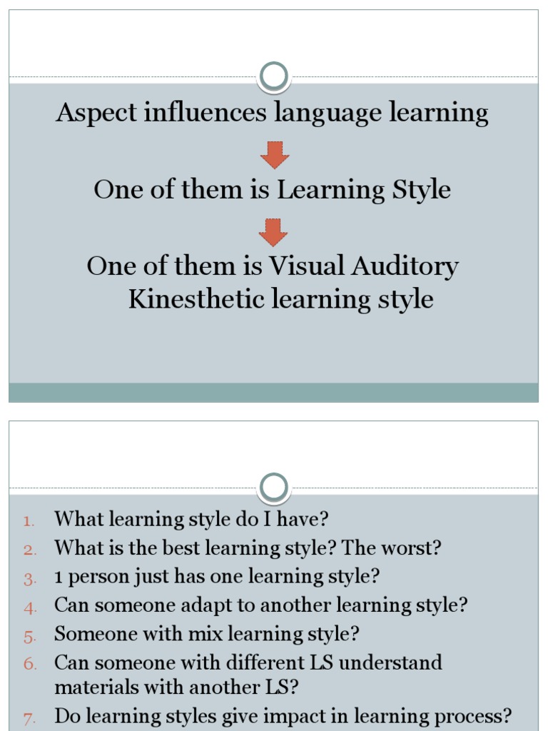 3 Methodology in TEFL | PDF | Learning Styles | Learning