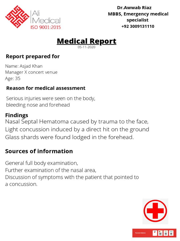 Medical Report Format | PDF