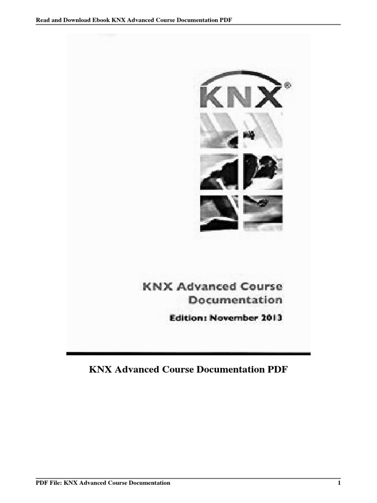 Read and Download Ebook KNX Advanced Course Documentation PDF | PDF