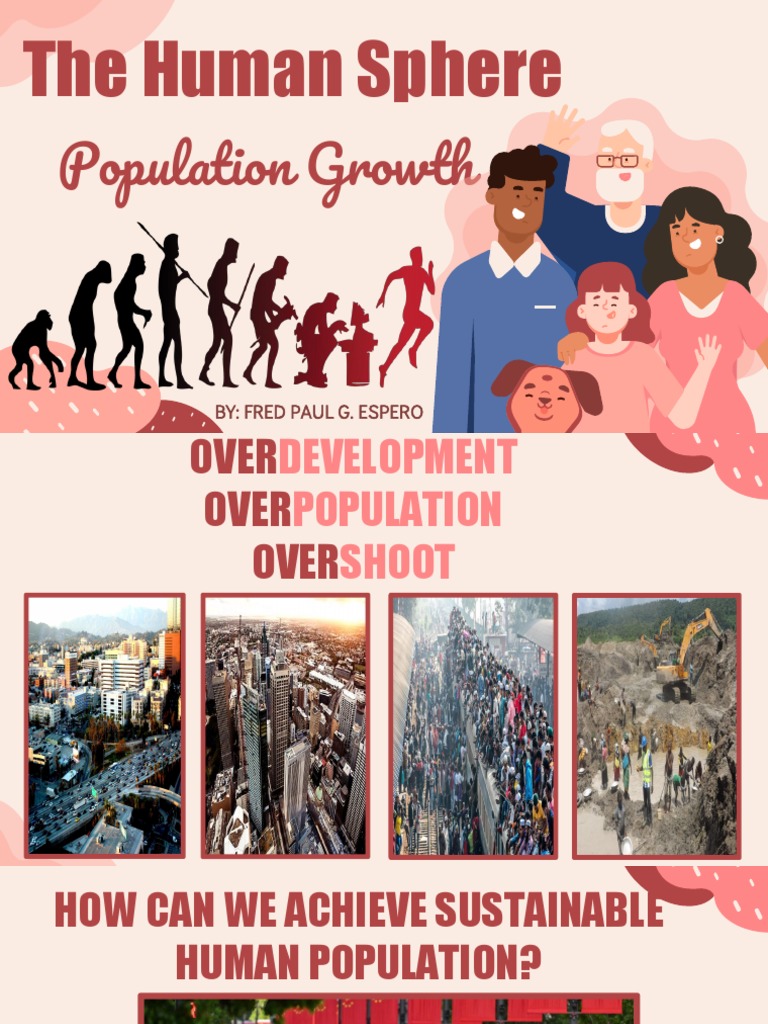 Human Sphere and Population Growth | PDF | Population Growth | Family ...