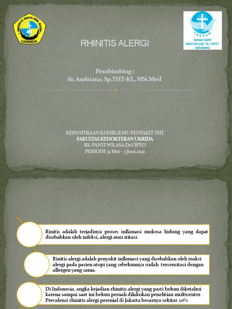 Rhinitis Alergi | PDF