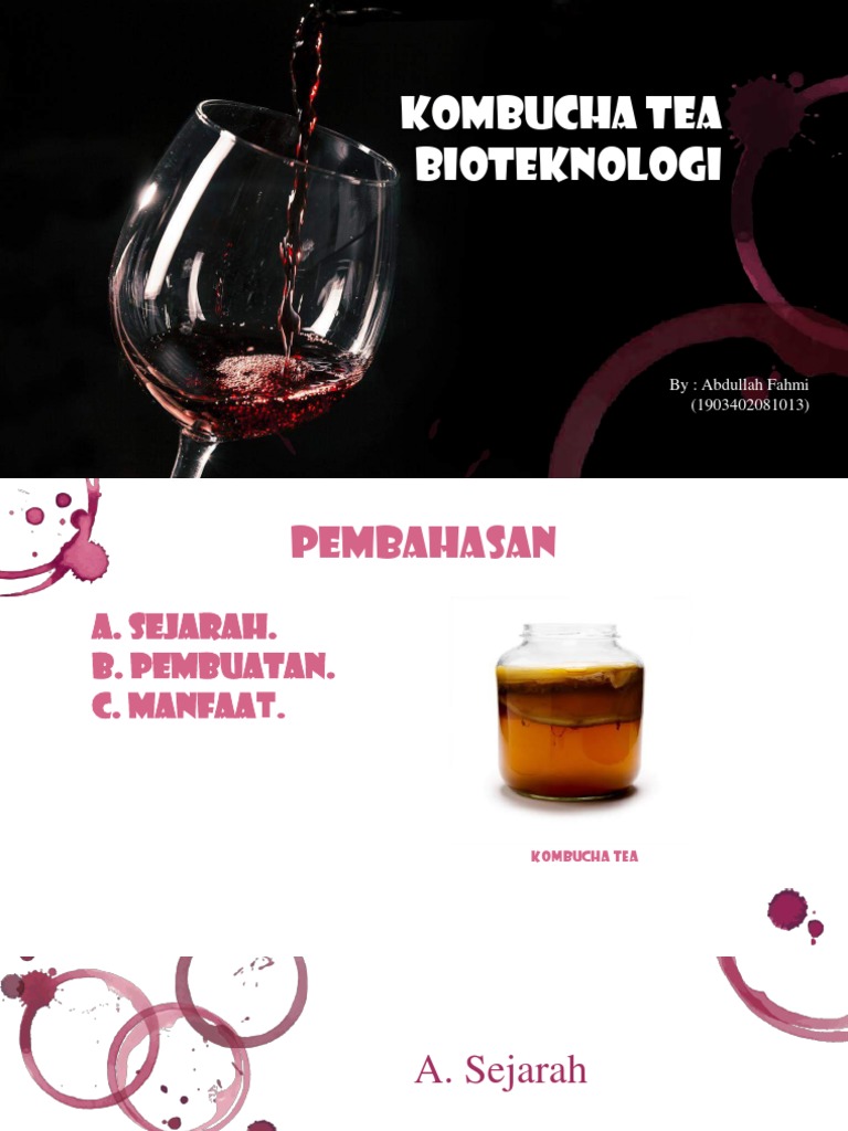 KOMBUCHA TEA-dikonversi-dikompresi | PDF | Memasak, Makanan, & Anggur ...