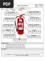 Formato Inspeccion de Extintores | PDF
