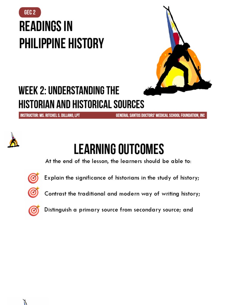 Understanding Philippine Historical Sources | PDF | Historian | Primary ...