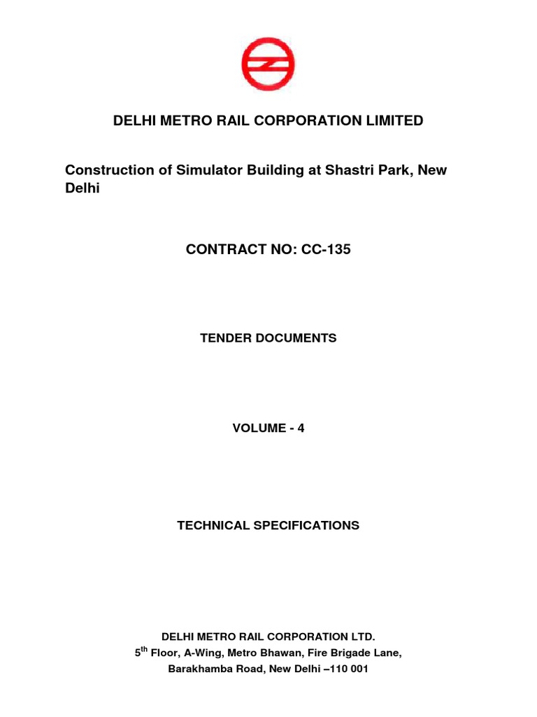 Volume 4 | PDF | Concrete | Specification (Technical Standard)