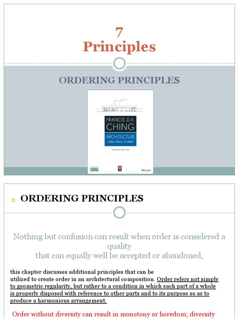 Ordering Principles | PDF | Symmetry | Hierarchy