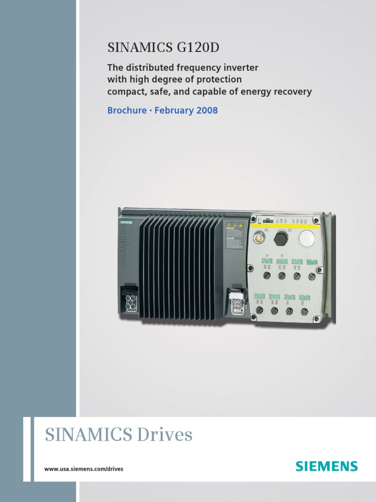 Sinamics G120D | PDF | Ac Power | Power Inverter