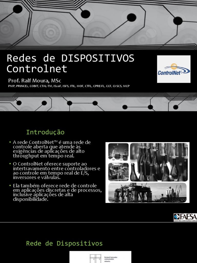 Unidade 3.2 - Controlnet | PDF | Rede de computadores | Topologia de rede