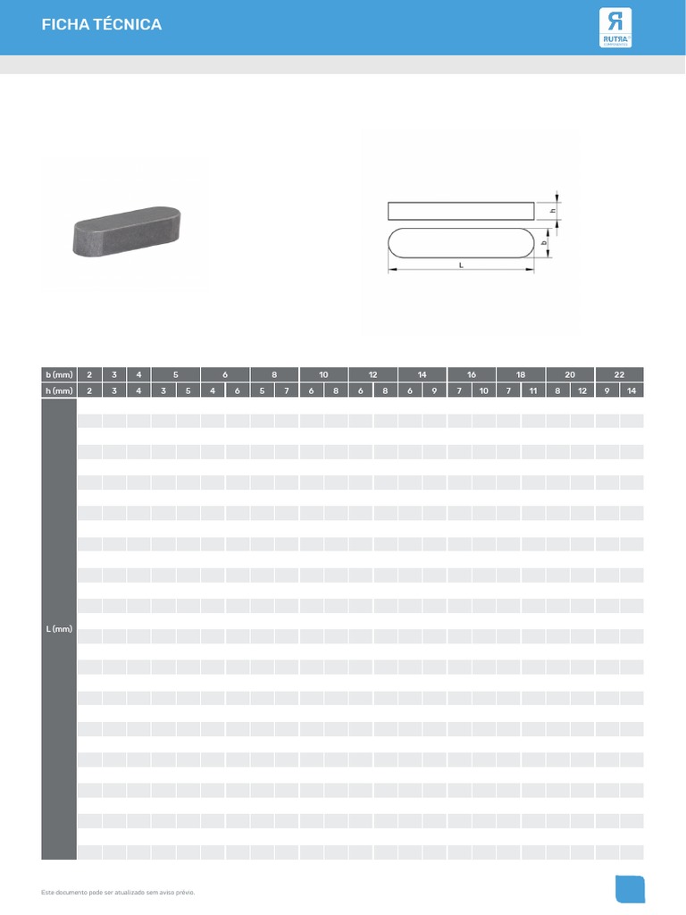Rutra Chaveta Paralela Din 6885 A FT | PDF | Ciclones tropicais