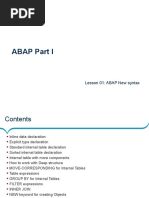 Different Select Statements in SAP ABAP | PDF | Table (Database) | Databases