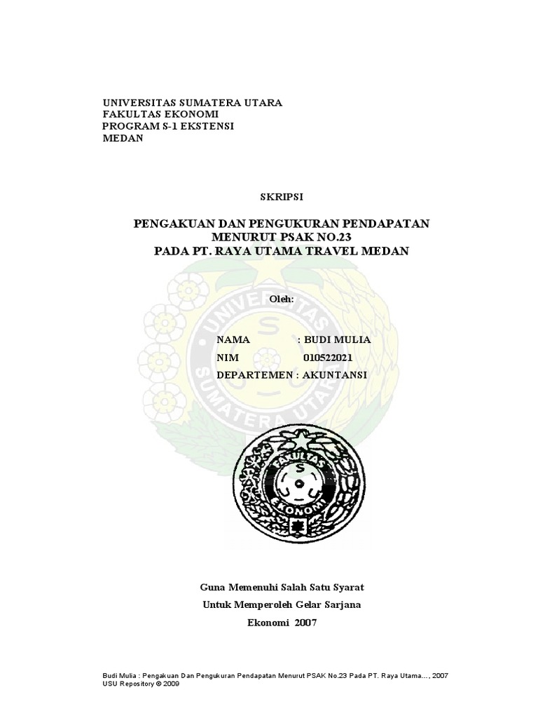 Akuntansi-Pengakuan Dan Pengukuran Pendapatan Menurut Psak No 23 | PDF