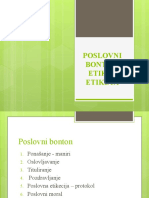 Poslovni Bonton | PDF