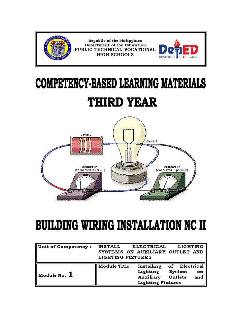 Y3 - Module 1 - Installing Electrical Lighting System | PDF ...
