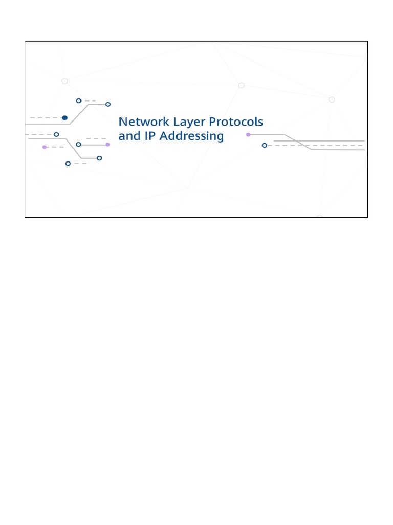 04 Network Layer Protocols and IP Addressing | PDF | Internet Protocols | Ip Address