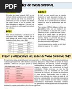 Tabla de IMC 2023 de La OMS (Mujeres y Hombres Adultos) | PDF