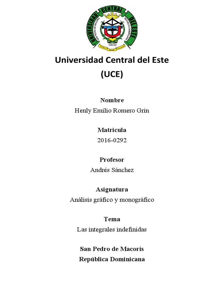 Universidad Central Del Este | PDF