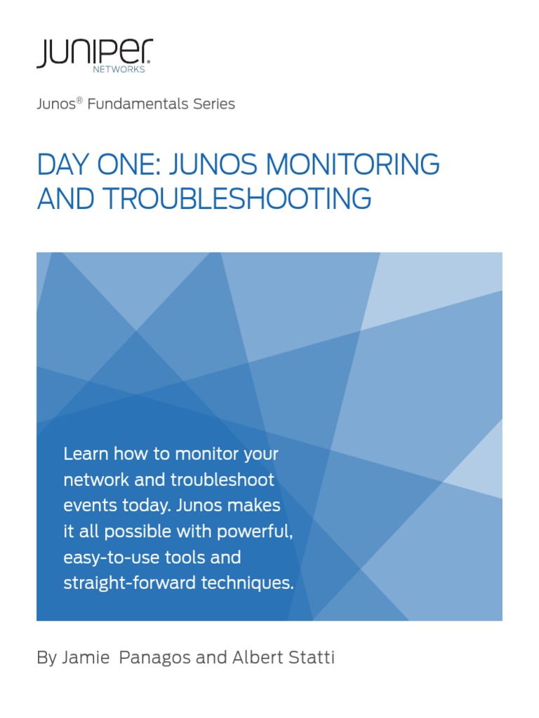 5.day One Junos Monitor Troubleshoot | PDF | Computer Network | Router (Computing)