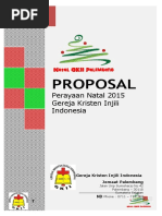 Contoh - LPJ (LAPORAN PERTANGGUNGJAWABAN NATAL) PEMUDA/I - NAPOSO | PDF