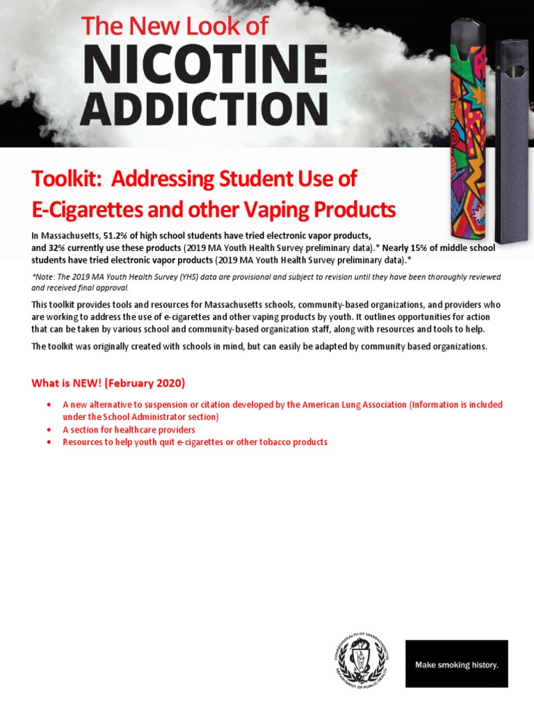 Toolkit: Addressing Student Use of E-Cigarettes and Other Vaping ...