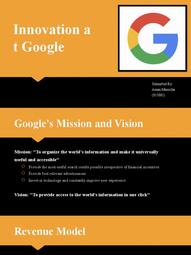 Innovation A T Google | PDF | Business