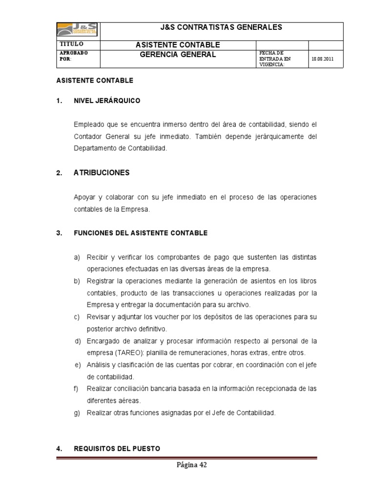 Manual Asistente Contable | PDF | Contabilidad | Contador