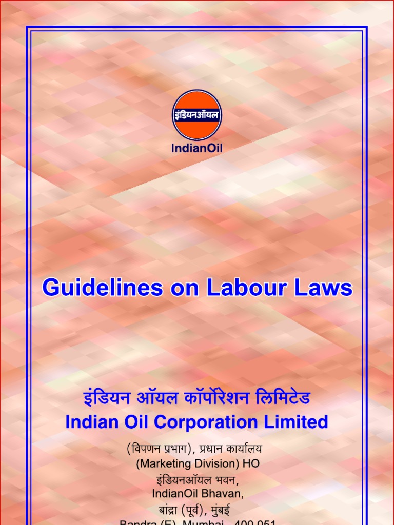 Guidelines On Labour Laws | PDF | Employment | Government