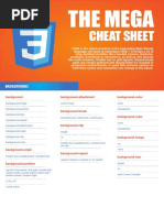 CSS Cheat Sheet | PDF | Cascading Style Sheets | Graphic Design
